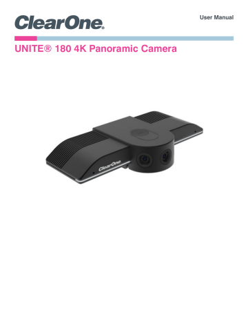 ClearOne 910-2100-180 Unite 180 4K Panoramic Camera User Manual | Manualzz