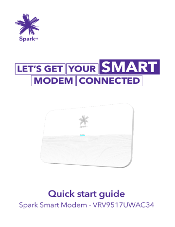 Spark VRV9517UWAC34 Smart Modem User Guide | Manualzz