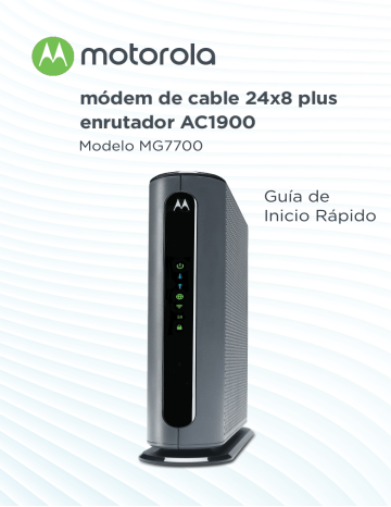 Motorola MG7700 24×8 Cable Modem Plus AC1900 Router User Guide | Manualzz