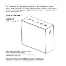 Divoom TimeBox - User manual