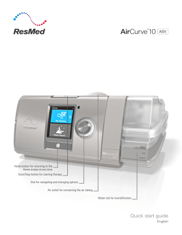 ResMed AirCurve 10 User Guide | Manualzz
