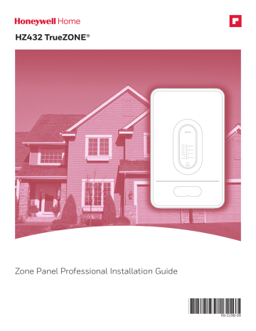 Honeywell Home HZ432 True Zone Panel Installation Guide | Manualzz