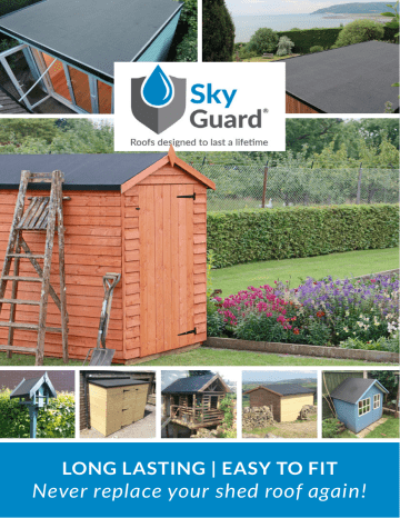 SkyGuard EPDM 8×8 Garden Building/Shed Roof Kit Instructions | Manualzz