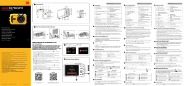 Kodak PIXPRO WPZ2 Digital Camera Mode d'emploi | Manualzz