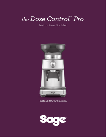 Sage the Dose Control Pro User Guide | Manualzz