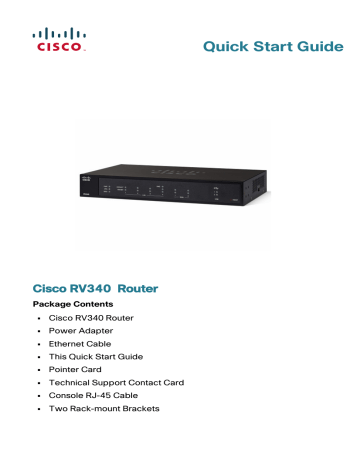 Cisco RV340 Dual WAN Gigabit VPN Router User Guide | Manualzz