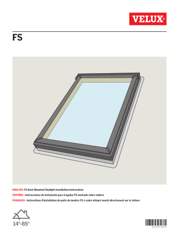 VELUX FS M06 Fixed Skylight Installation Guide | Manualzz