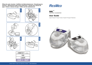 ResMed H4i Heated Humidifier CPAP Machine Benutzerhandbuch | Manualzz
