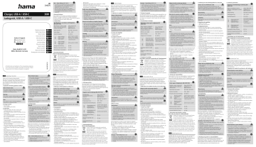 Hama 30W USB-A/USB-C Charger Instruction manual | Manualzz