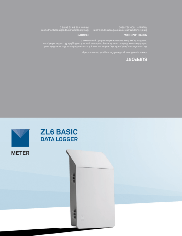 METER ZL6 Basic Data Logger User Guide | Manualzz