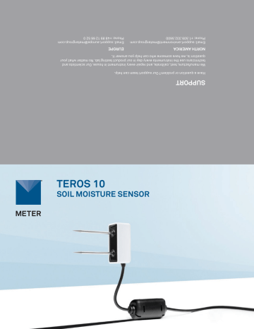 METER TEROS 10 Soil Moisture Sensor User Guide | Manualzz
