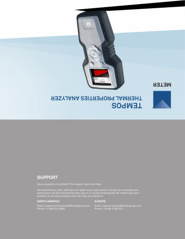 METER TEMPOS Thermal Properties Analyzer User Guide | Manualzz