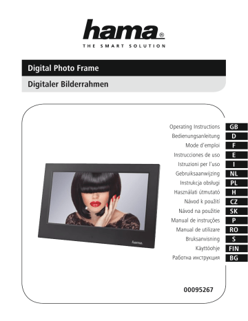 Hama 00095267 Digital Photo Frame instruction manual | Manualzz
