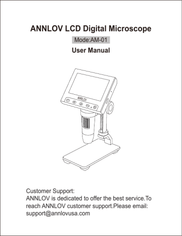 ANNLOV AM-01 LCD Digital Microscope User Manual | Manualzz