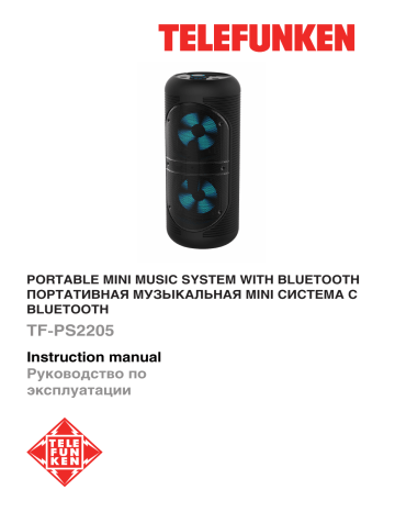 Telefunken Portable Mini Music System instruction manual | Manualzz