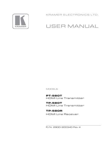 Kramer PT-580T Pico Tools HDMI Over Twisted Pair HDBaseT Transmitter ...