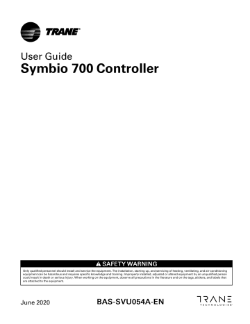 Trane Symbio 700 Programmable Terminal Unit Controller User Guide ...