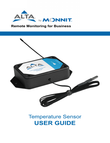 MONNIT MNS2-4-W2-TS-ST-L03 Temperature Sensor User Guide | Manualzz