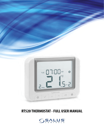 SALUS Thermostat RT520 User Manual | Manualzz