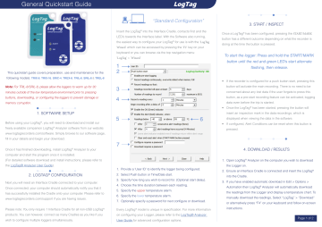 LogTag Temperature Recorder User Guide | Manualzz