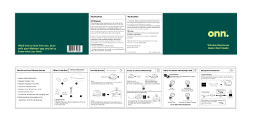 Onn AAABLK100024300 Bluetooth True Wireless Earbuds User Guide | Manualzz