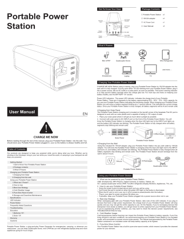 LITIONITE PS200 Portable Power Station User Manual | Manualzz