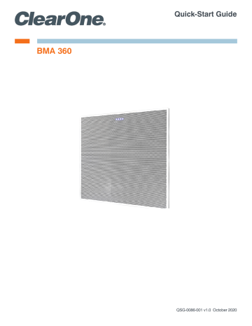 Clearone Beamforming Microphone Array 2 Manual - The Best Picture Of Beam