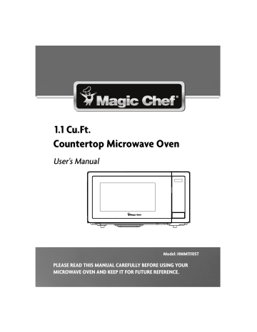 Magic Chef Countertop Microwave Oven HMM1110ST User Manual | Manualzz