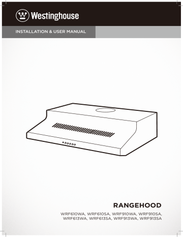 Westinghouse RANGEHOOD User Manual | Manualzz