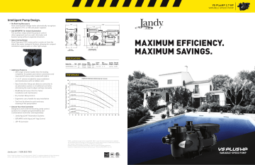 Jandy VS PLUS HP Variable Speed Pump User Guide | Manualzz