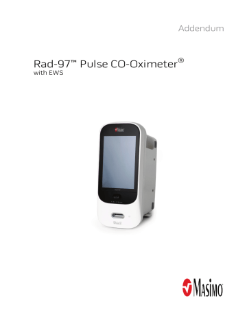 MASiMO Pulse CO-Oximeter Rad-97 User Manual | Manualzz