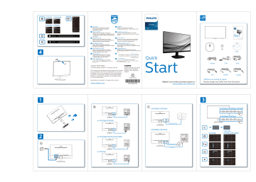 Philips V Line 273V7 LCD Monitor User Guide | Manualzz