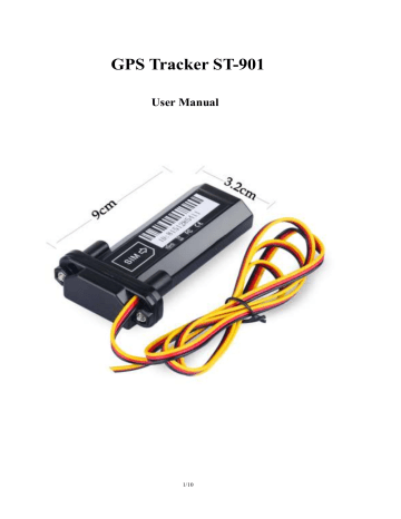 SinoTrack GPS Tracker ST-901 User Manual | Manualzz
