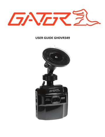 GATOR Dash Cam User Guide | Manualzz