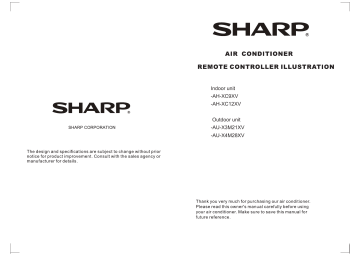 Sharp AIR Conditioner remote controller Instructions | Manualzz