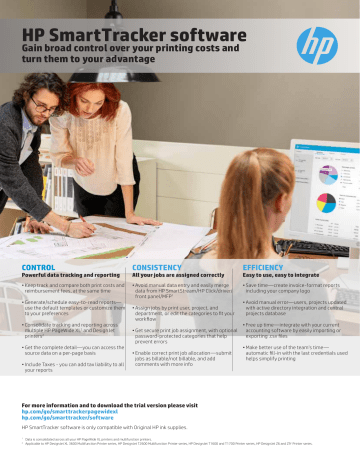 HP SmartTracker Software User Manual | Manualzz
