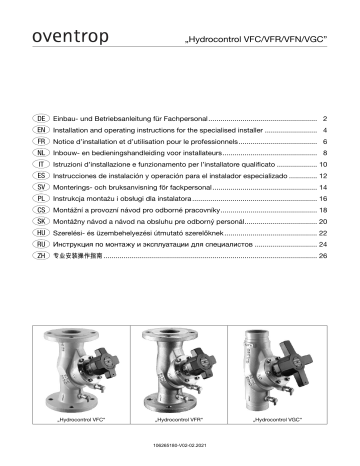 Oventrop 1062352 Double regulating and commissioning valve ...