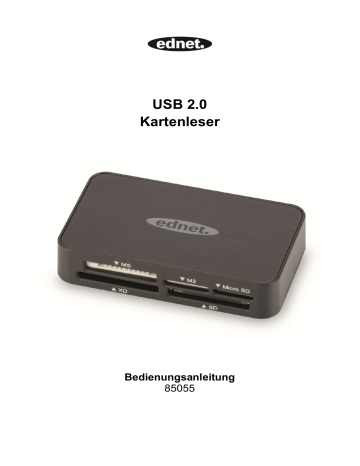 Ednet 85055 USB 2.0 Multi Card Reader Schnellstartanleitung | Manualzz