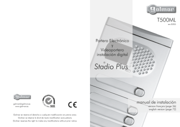 Golmar MODULO MICROPROCESADOR EL500 El manual del propietario | Manualzz