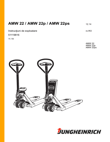 Jungheinrich AMW 22p Instrucțiuni de utilizare | Manualzz