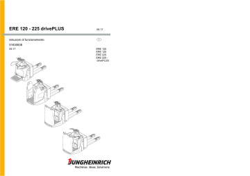 Jungheinrich ERE 125 Istruzioni per l'uso | Manualzz