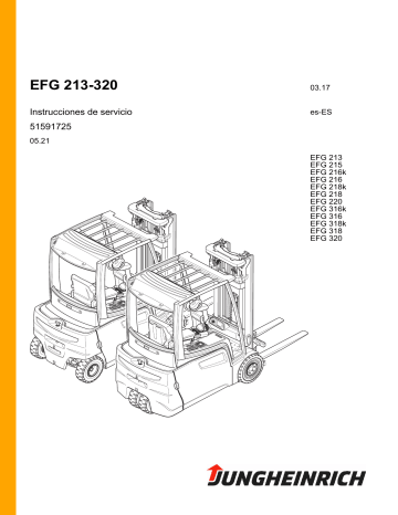 Jungheinrich EFG 218 Instrucciones de operación | Manualzz
