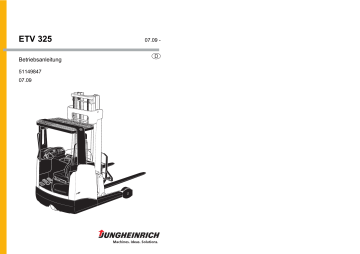 Jungheinrich ETV 325 Bedienungsanleitung | Manualzz