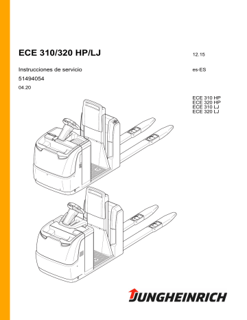 Jungheinrich ECE 320 HP/LJ Instrucciones de operación | Manualzz