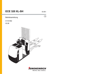 Jungheinrich ECE 320 XL-SH Bedienungsanleitung | Manualzz