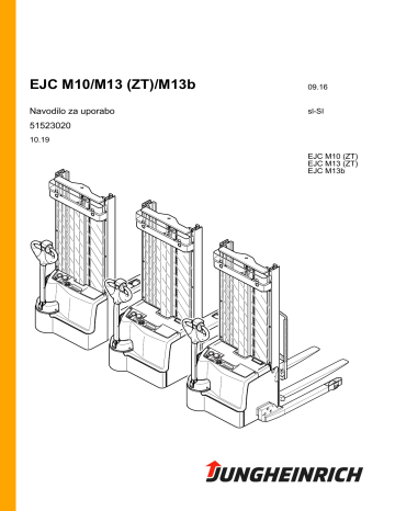 Jungheinrich EJC M10 (ZT) Navodila za uporabo | Manualzz