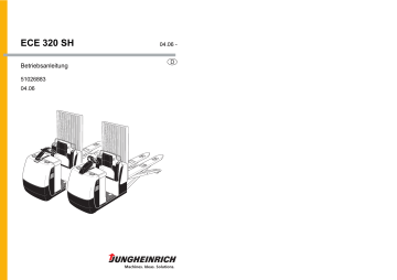 Jungheinrich ECE 320 SH Bedienungsanleitung | Manualzz