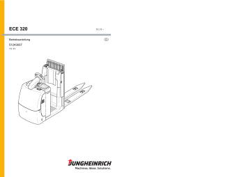 Jungheinrich ECE 320 Bedienungsanleitung | Manualzz
