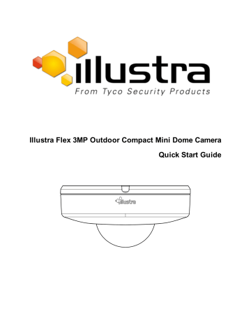 Illustra IFS03CFOCWST Quick Start Manual | Manualzz