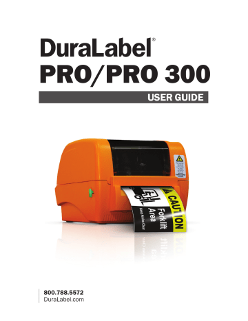 DuraLabel PRO, PRO 300 User Manual | Manualzz